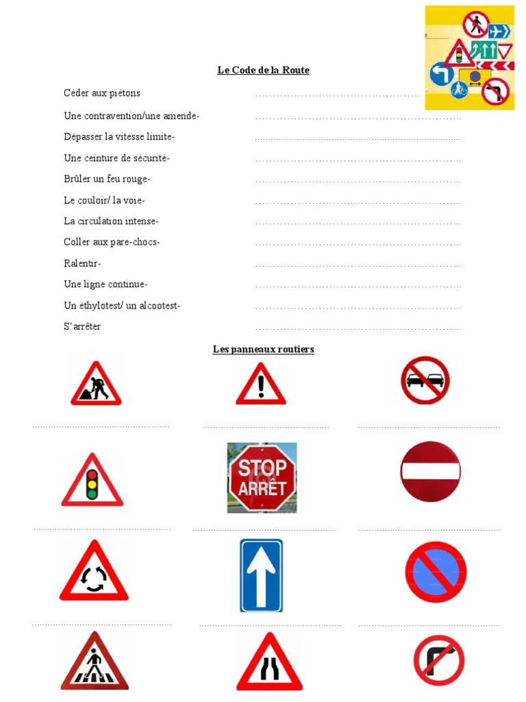 Le Code de La Route | PDF | Infrastructure de transport | Conduite automobile