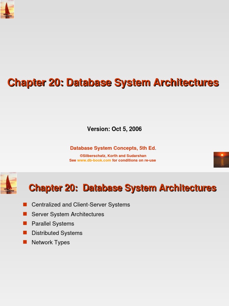 CH 20 | PDF | Databases | Parallel Computing