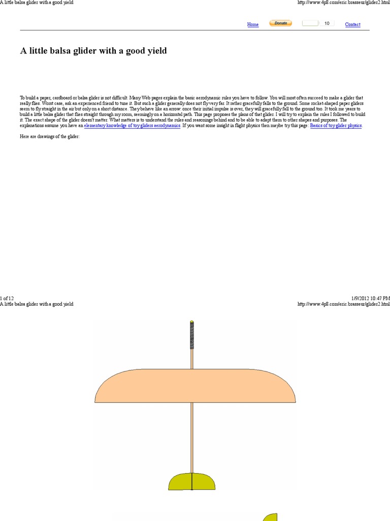 Design and Aerodynamic Principles of a High-Performing Balsa Wood ...