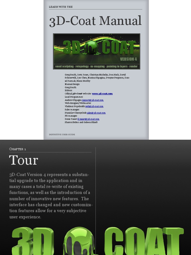 3dcoat Manual | PDF | Texture Mapping | Adobe Photoshop