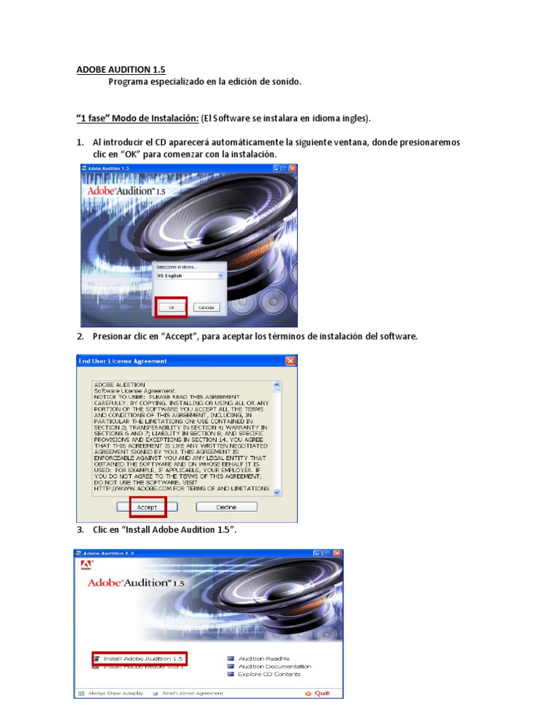 Manual Adobe Audition | PDF | Ventana (informática) | Point and Click