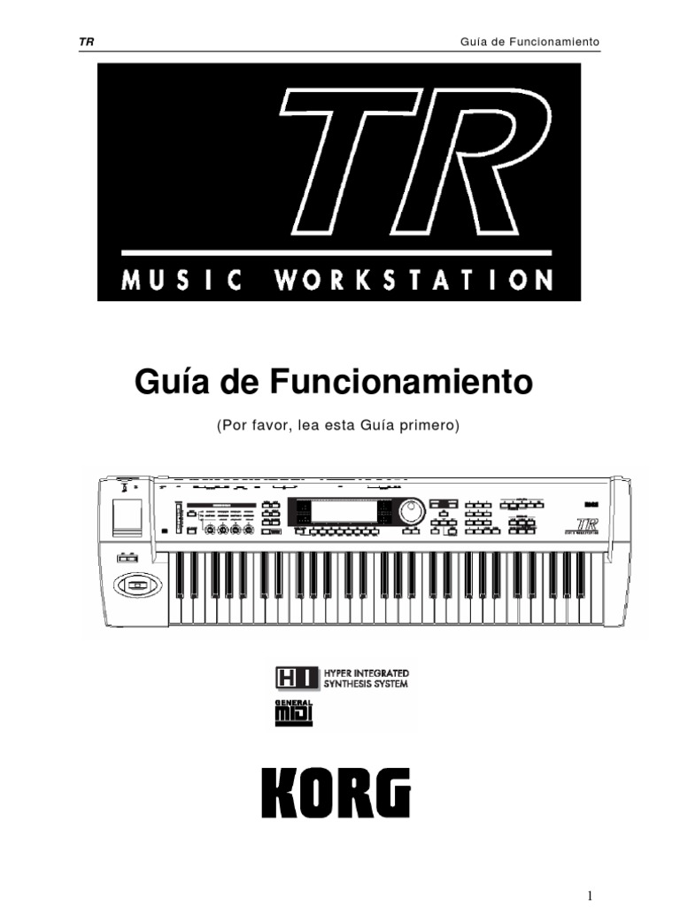 Korg Triton TR Español | PDF | Música electrónica | Sonido