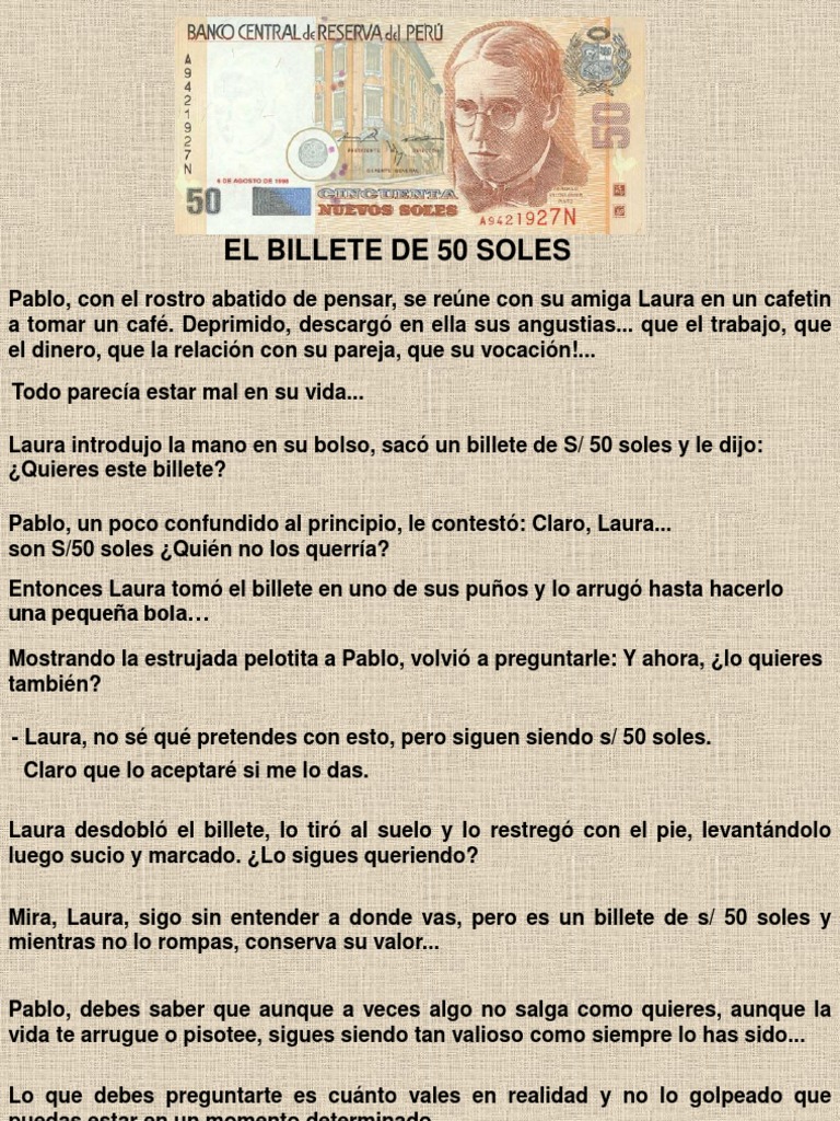 El Billeted e 50 Soles | PDF | Ocio