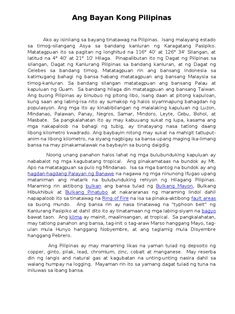 Ang Bayan Ko | PDF