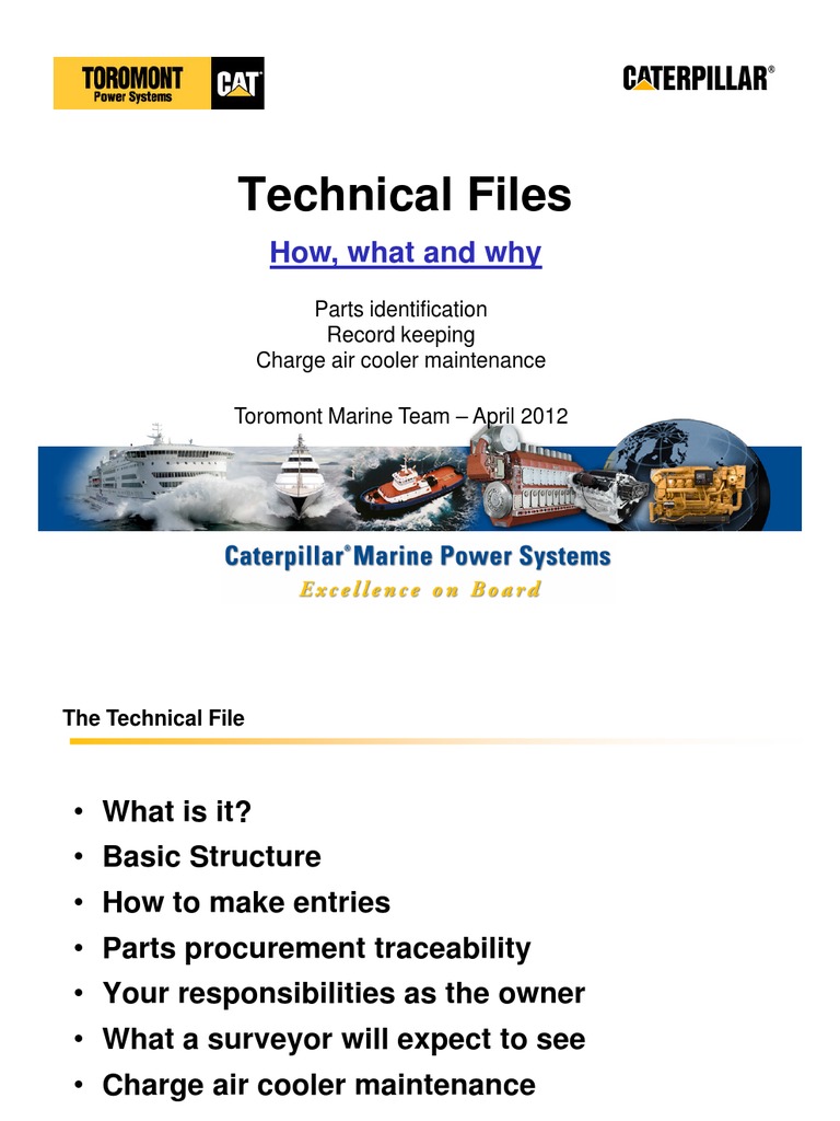 Technical Files - Maintenance For IMO and EPA Emission Compliant ...