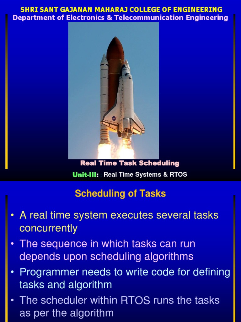 ESD UNIT III Lecture 03 Task Scheduling Rate Monotonic | PDF | Scheduling (Computing) | Real ...