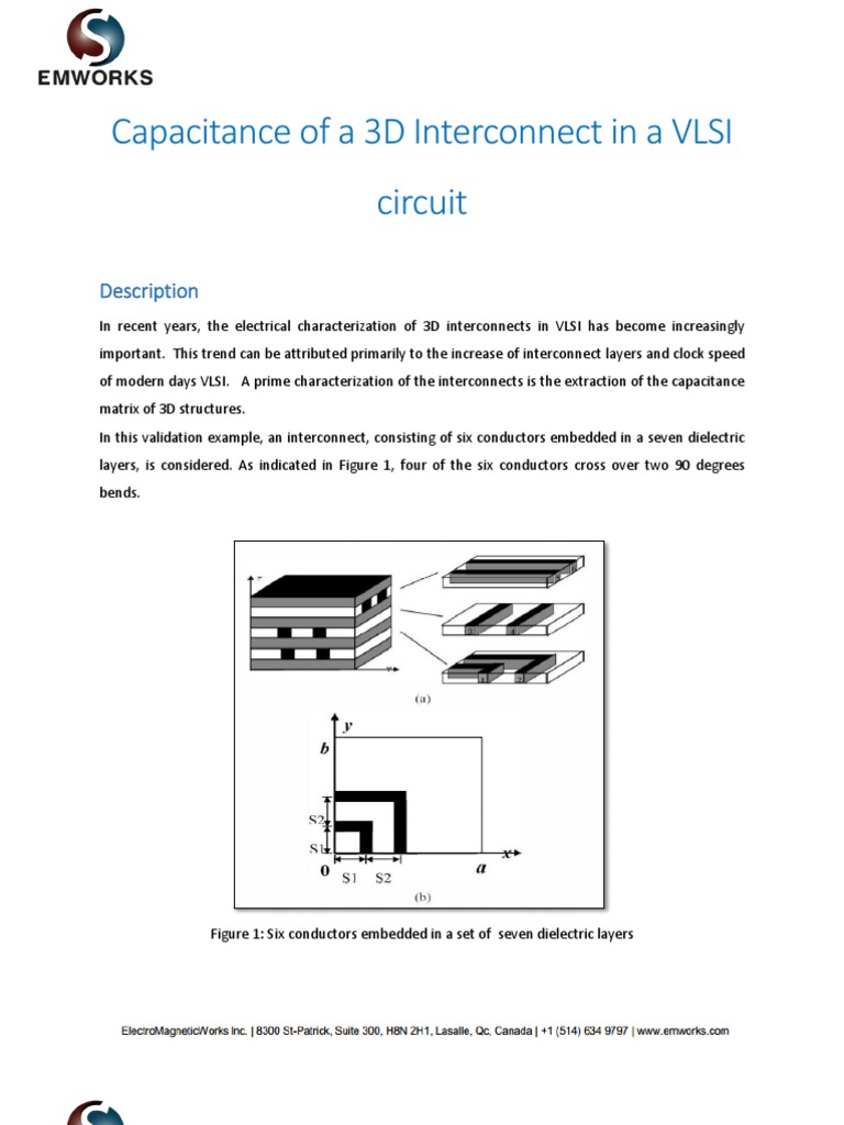 Capacitance of A 3d Interconnect in A Vlsi Circuit | PDF | Dielectric ...