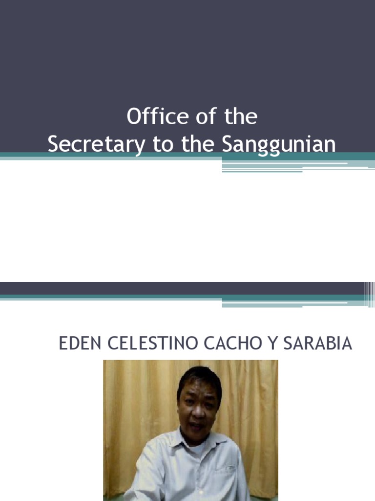 SB Secretary Office Report 2013 | PDF | Politics