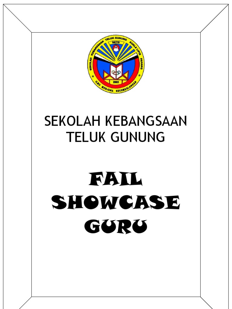 Muka Depan Fail Showcase Guru 2013 | PDF
