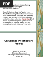Science Investigatory Project Sip | PDF | Scientific Method | Science