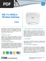 ZXHN F6201B V9.3 Datasheet | PDF | Wi Fi | I Pv6