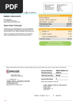 Xfinity Bill PDF | PDF | Fee | Video