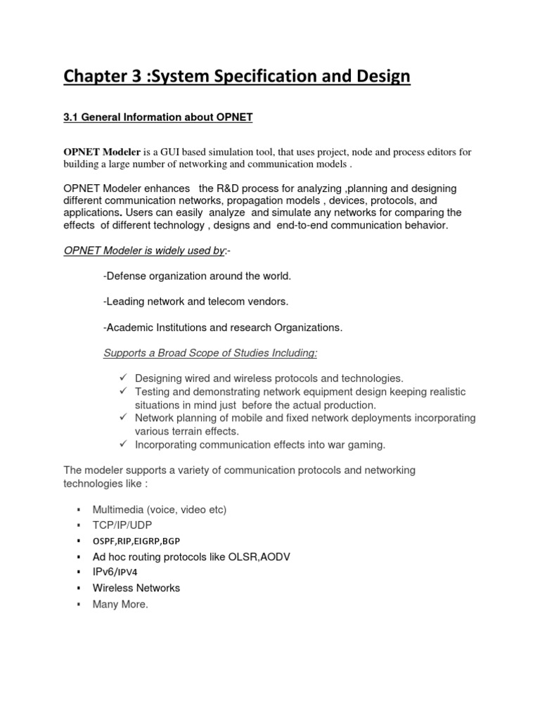 3.system Specification and Design | PDF | Wi Max | Communications Protocols