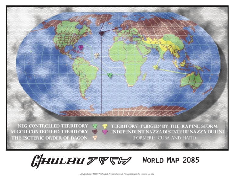CthulhuTech World Map | PDF