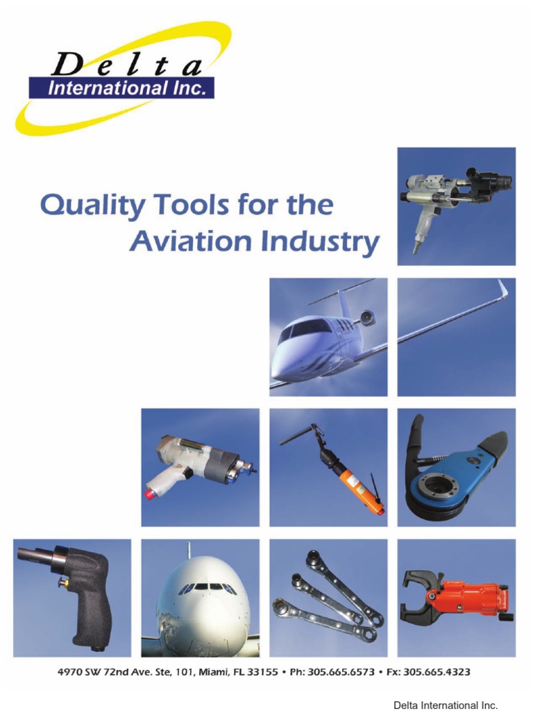 Air Tool Catalogo Delta Intl PDF | PDF | Rivet | Sheet Metal