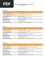 2026 Trimester Academic Calendar | PDF | Academic Term | Observances