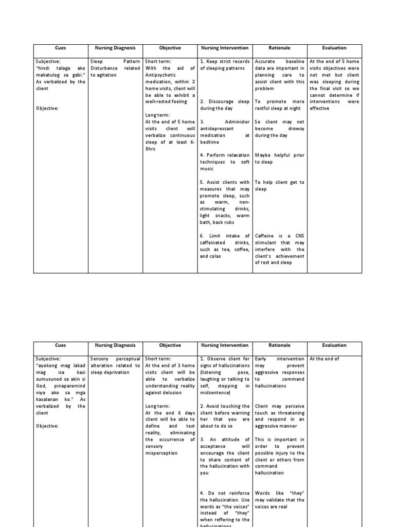Nursing Care Plan Psych 2 | Anger | Grief