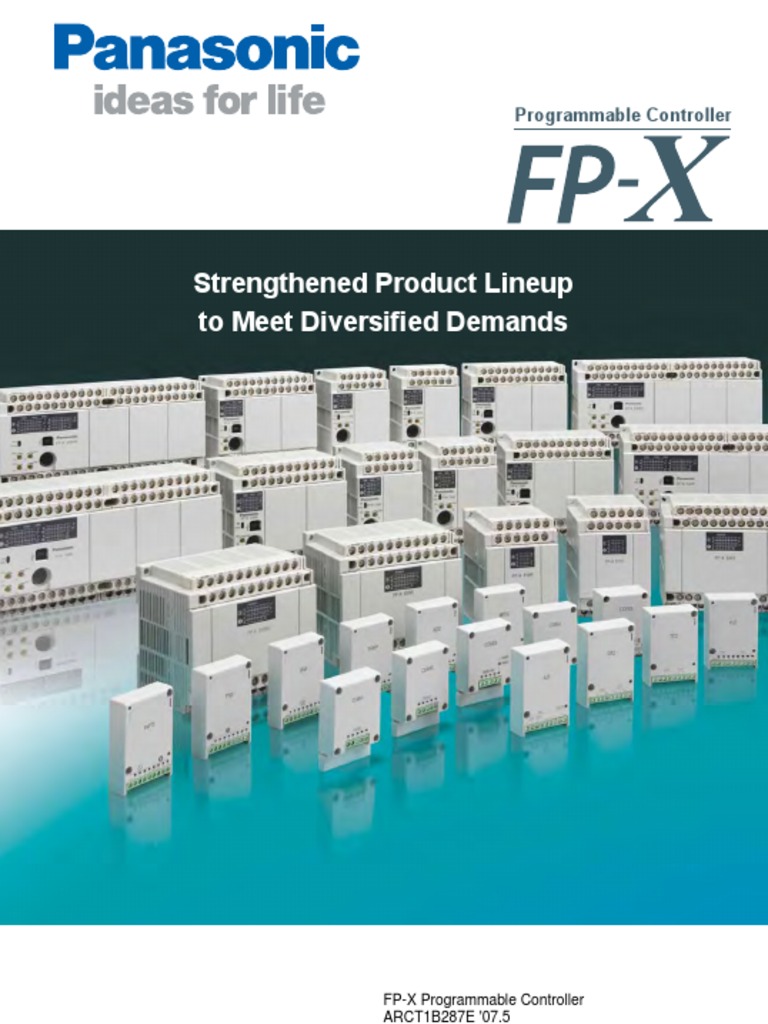 Panasonic-PLC-FP-X.pdf | Programmable Logic Controller | Power Supply ...