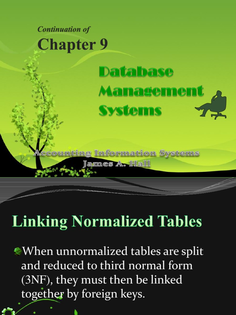 BUNDANG AIS Chapter 9 | PDF | Data Model | Databases