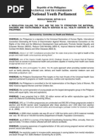 RA. No. 11148 or Mag - Nanay Act | PDF | Malnutrition | Infants