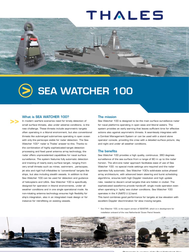 Ds085!09!08 H Seawatcher 100 LR | PDF | Radar | Military Technology