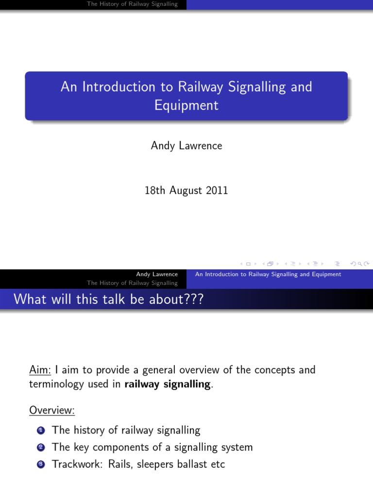 Railway Signalling Evolution | PDF | Rail Transport | Systems Engineering