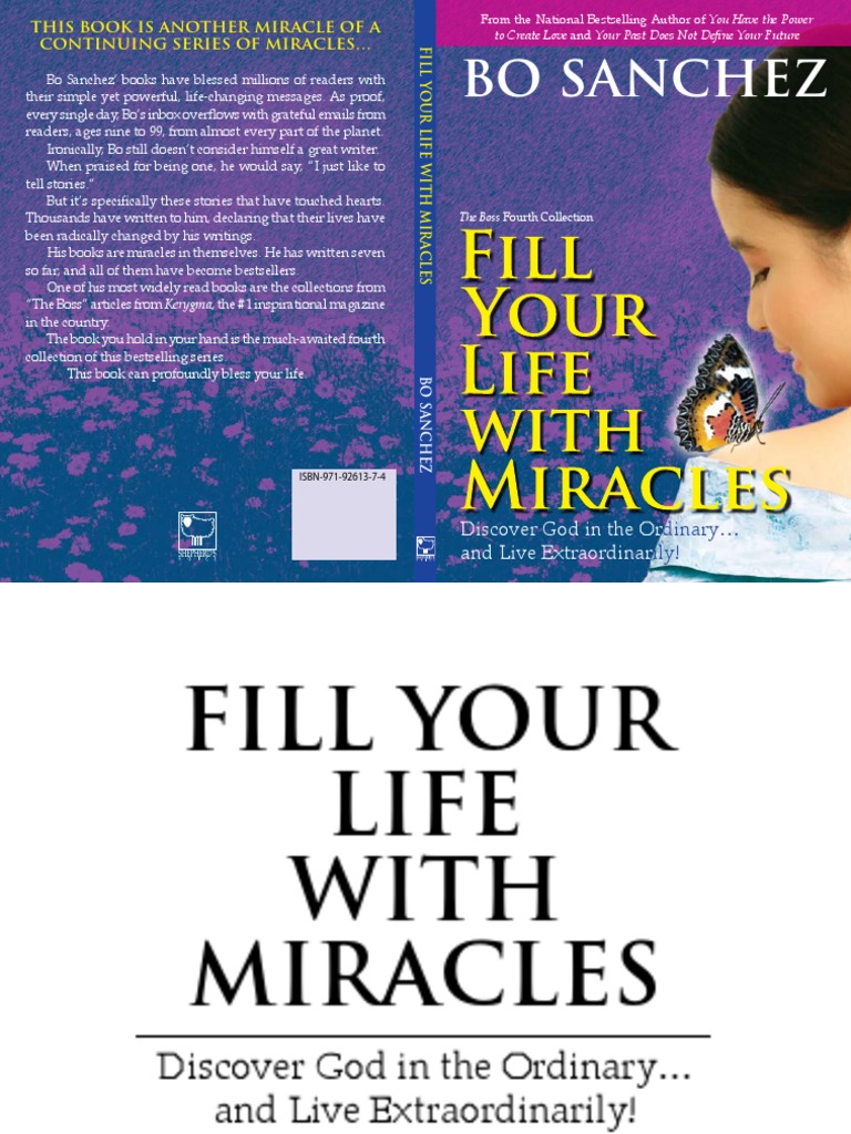 Bo Sanchez: Discover God in The or and Live Extraordinar | PDF ...