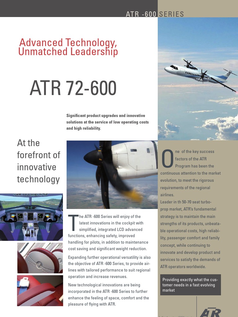 Atr 72 600 | PDF | Payload | Reliability Engineering