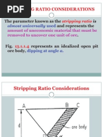 Stripping Ratio. | PDF | Mining | Coal Mining