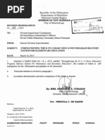 CV Deped Sample | PDF | Teachers | Classroom