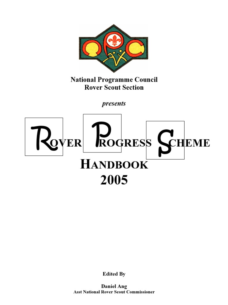 Rover Scout Progress Badge Training Scheme | PDF | Scouting | Camping