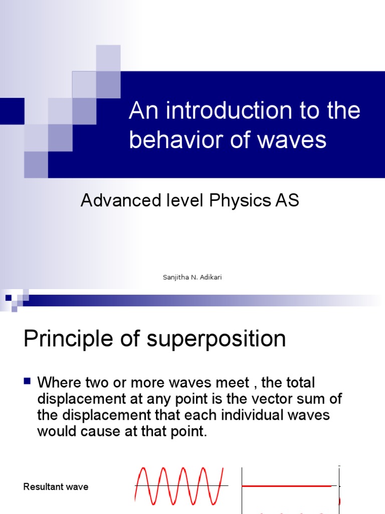 An Introduction To The Behavior of Waves | PDF | Waves | Resonance