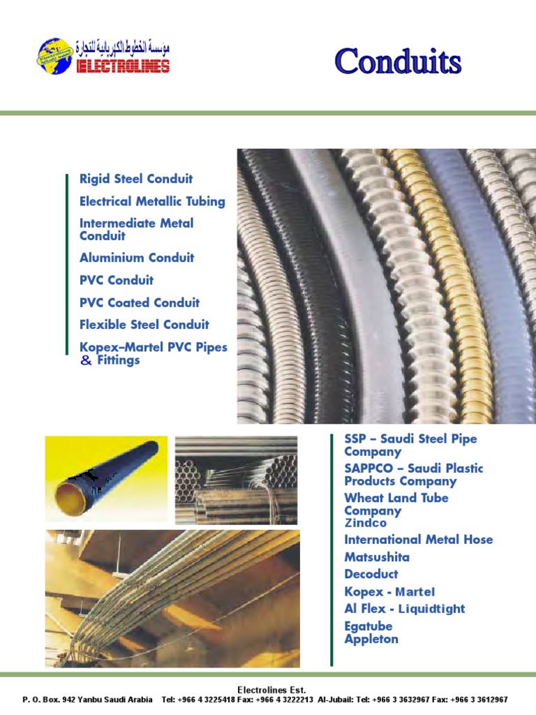 Conduits | PDF | Pipe (Fluid Conveyance) | Corrosion
