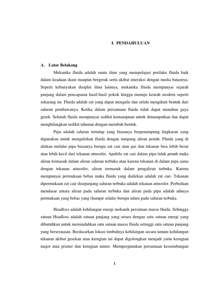 Laporan Mekflu | PDF