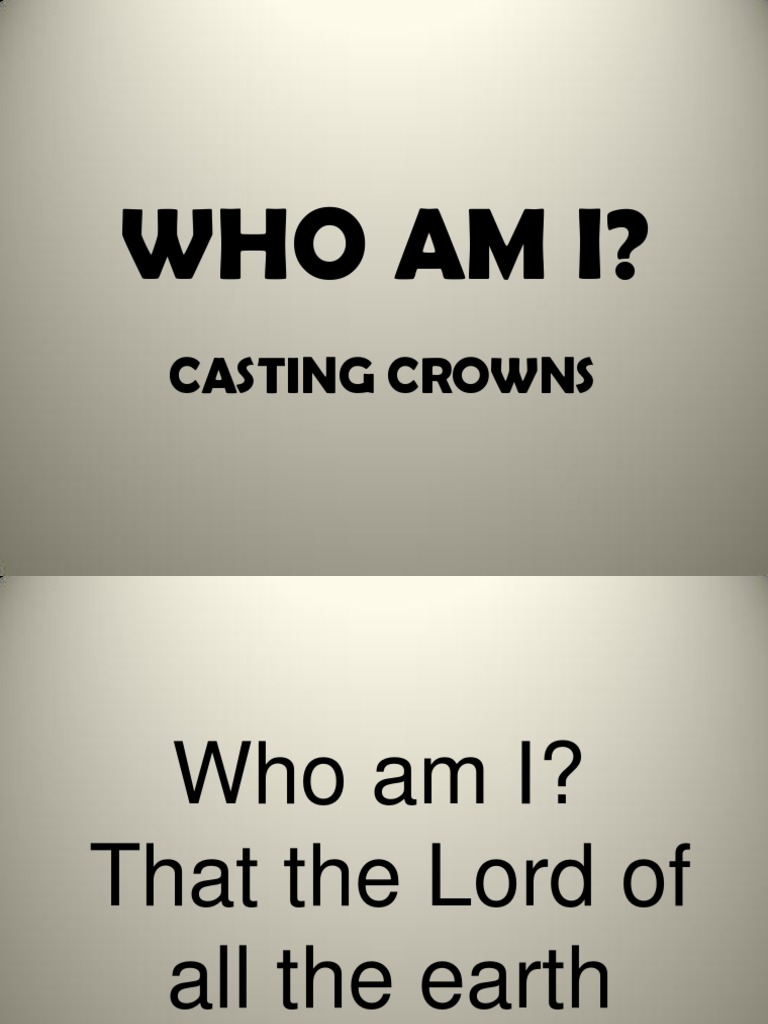Who Am I | PDF