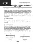 Determinacy and Stability in Structures | PDF | Truss | Structural Analysis