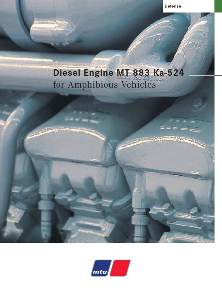 MT 883 Ka-524 Diesel Engine | PDF | Internal Combustion Engine | Diesel ...