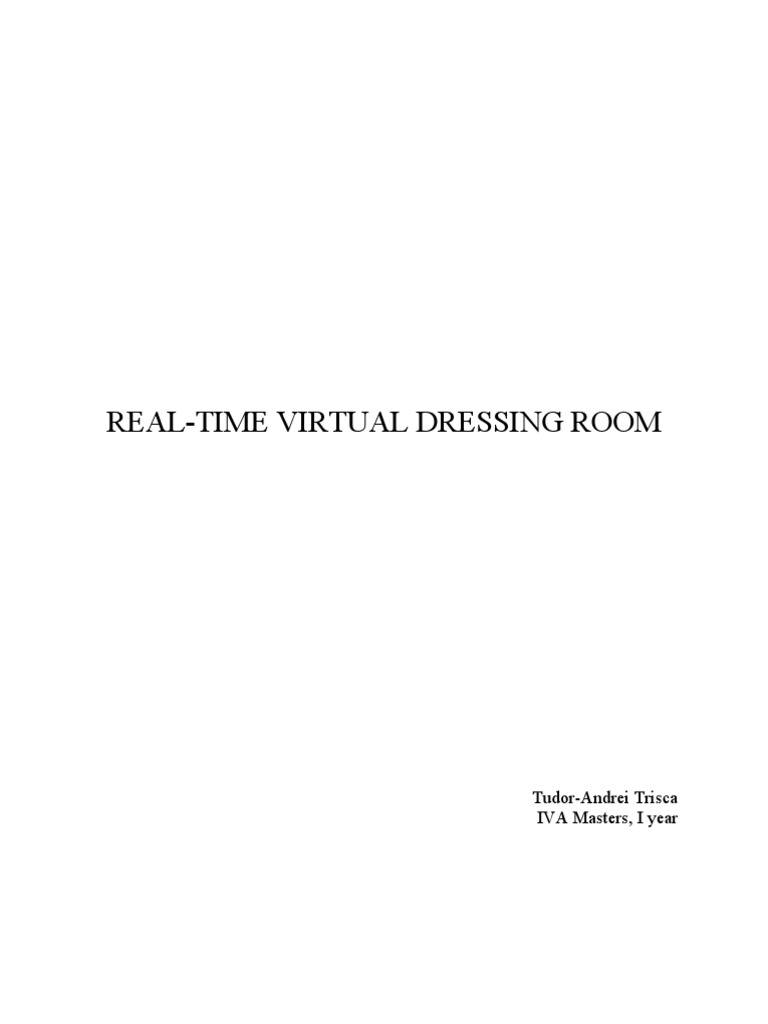 Virtual Dressing Room | PDF | Curvature | Image Scanner