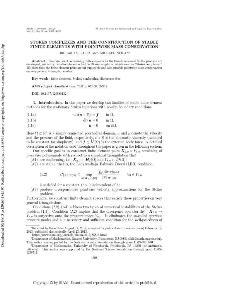 Stokes Problem | PDF | Vector Space | Teaching Mathematics