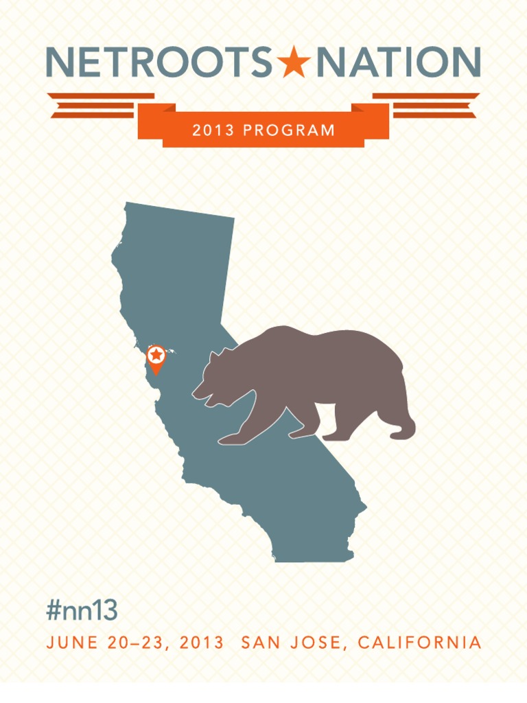 Netroots Nation 2013 Program | PDF | Politics (General) | Elections