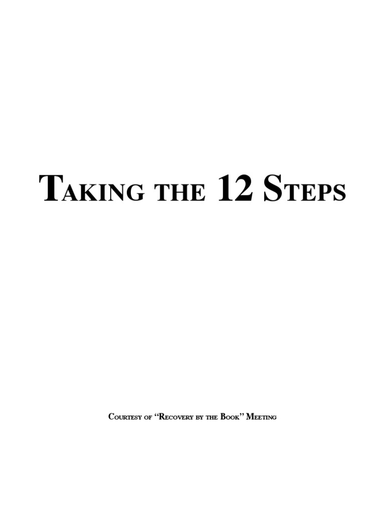 Simplified Guide to the 12 Steps | PDF | Twelve Step Program | Alcoholism