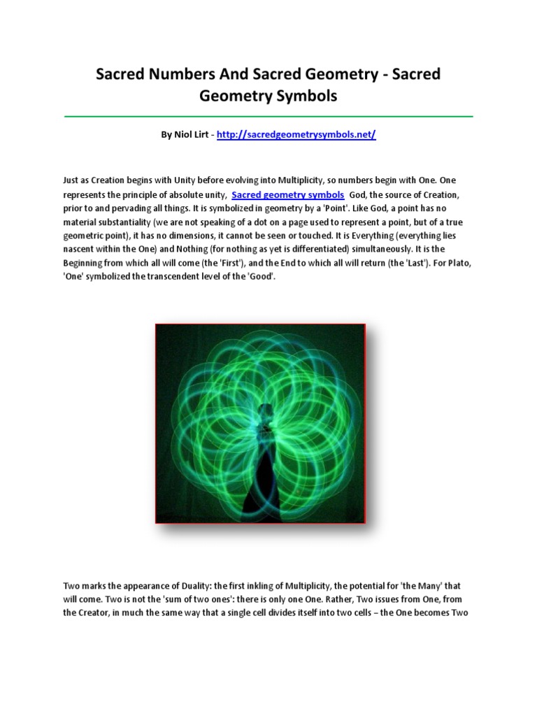Sacred Geometry Symbols | PDF | Dualism | Geometry