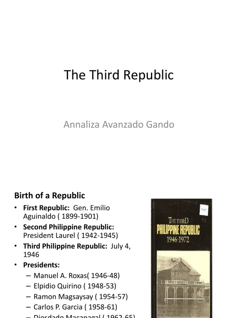 Presidents of the Third Republic | PDF | Corazon Aquino | Philippines