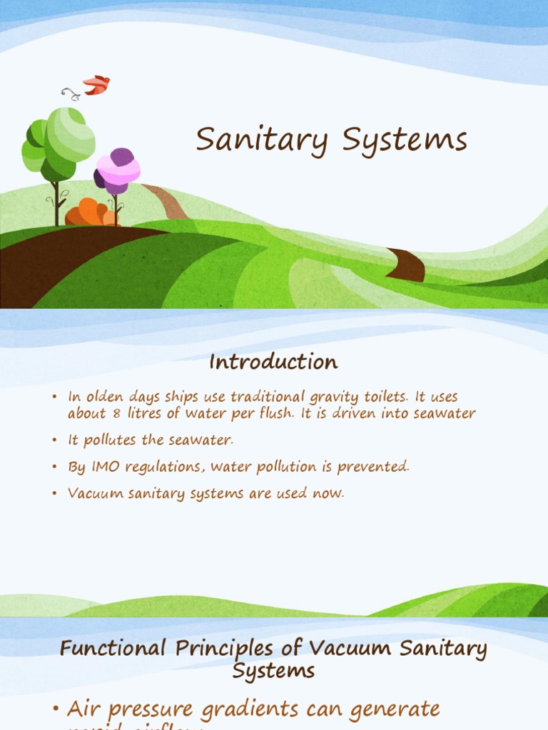 Ppt:-Sanitary Systems | PDF | Sanitation | Toilet
