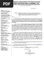 PAGBA 2024 Seminar Invitation | PDF | Government
