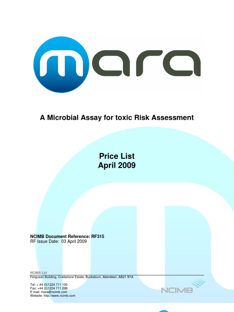 Rf315 MARA Price List PDF | PDF | Fee | Invoice