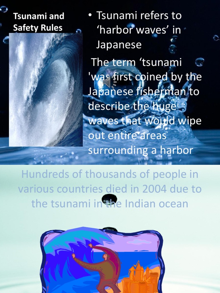 Tsunami and Safety Rules | Tsunami | Earthquakes