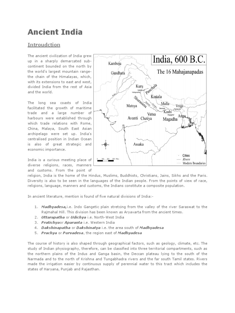Ancient India | PDF | Paleolithic | Vedas