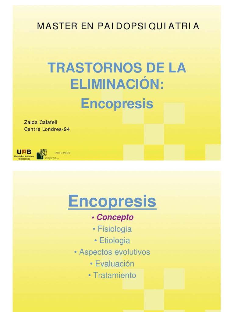 Encopresis | PDF | Heces | Intestino grueso
