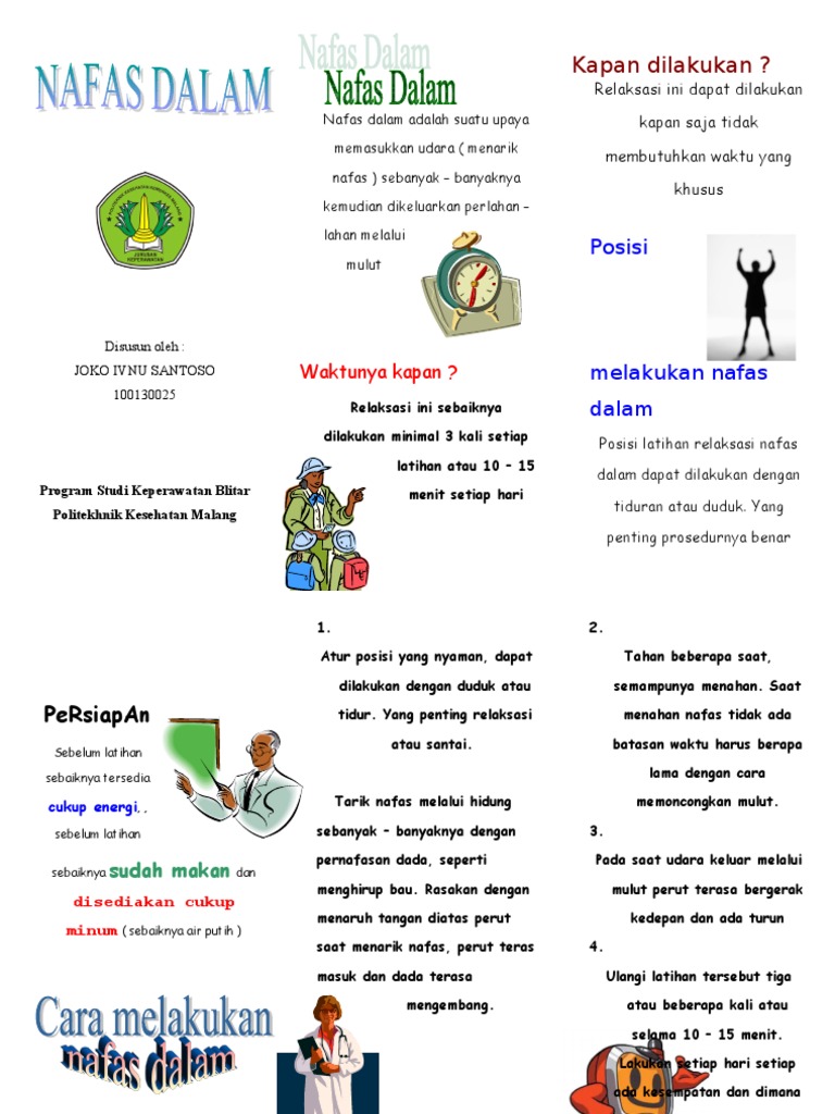 Leaflet Nafas Dalam | PDF
